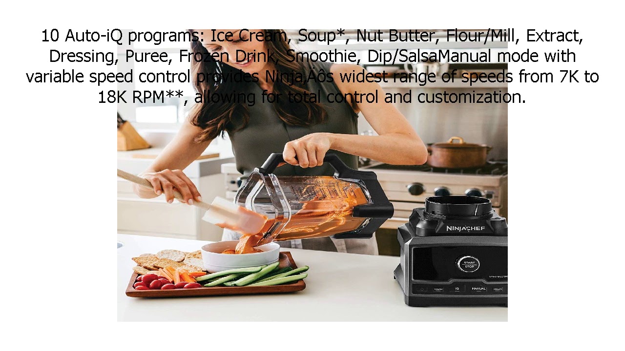 Special Discount on Ninja Chef High Speed Blender 1500 watts Black ...