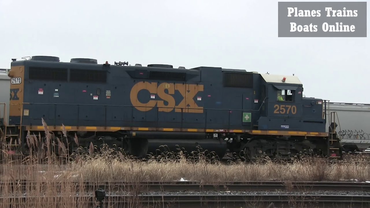 CSX 2570 And CSX 2561 Engines Tanker Train To Chemical Valley Jan 12 2021 - YouTube