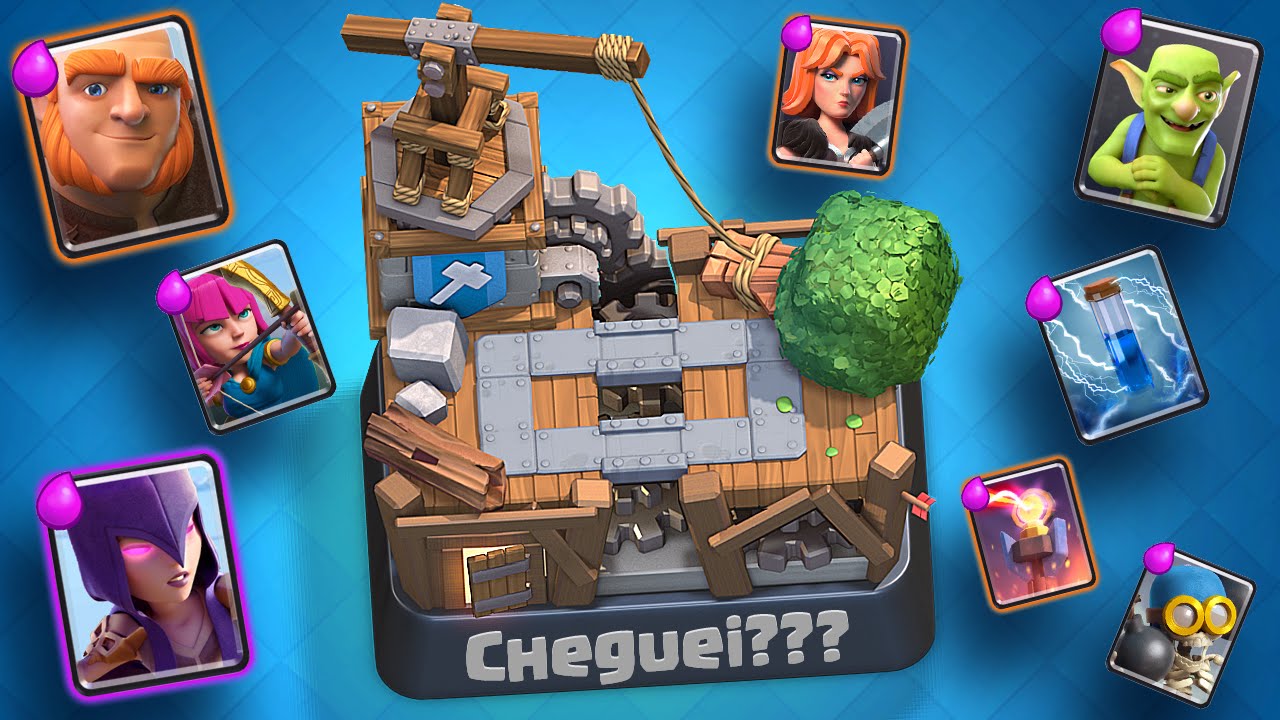 CHEGUEI NA ARENA 6!? - CLASH ROYALE - YouTube