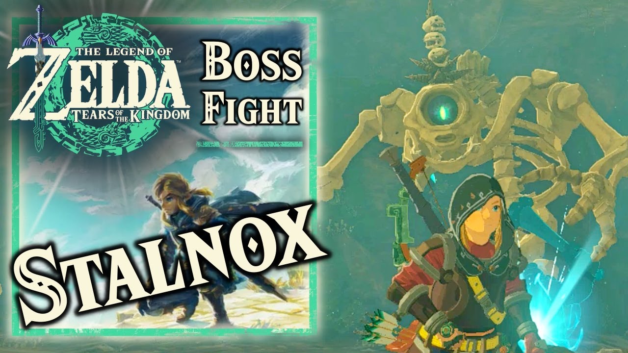 Zelda: Tears of the Kingdom - Stalnox Boss Fight - Royal Hidden Passage ...