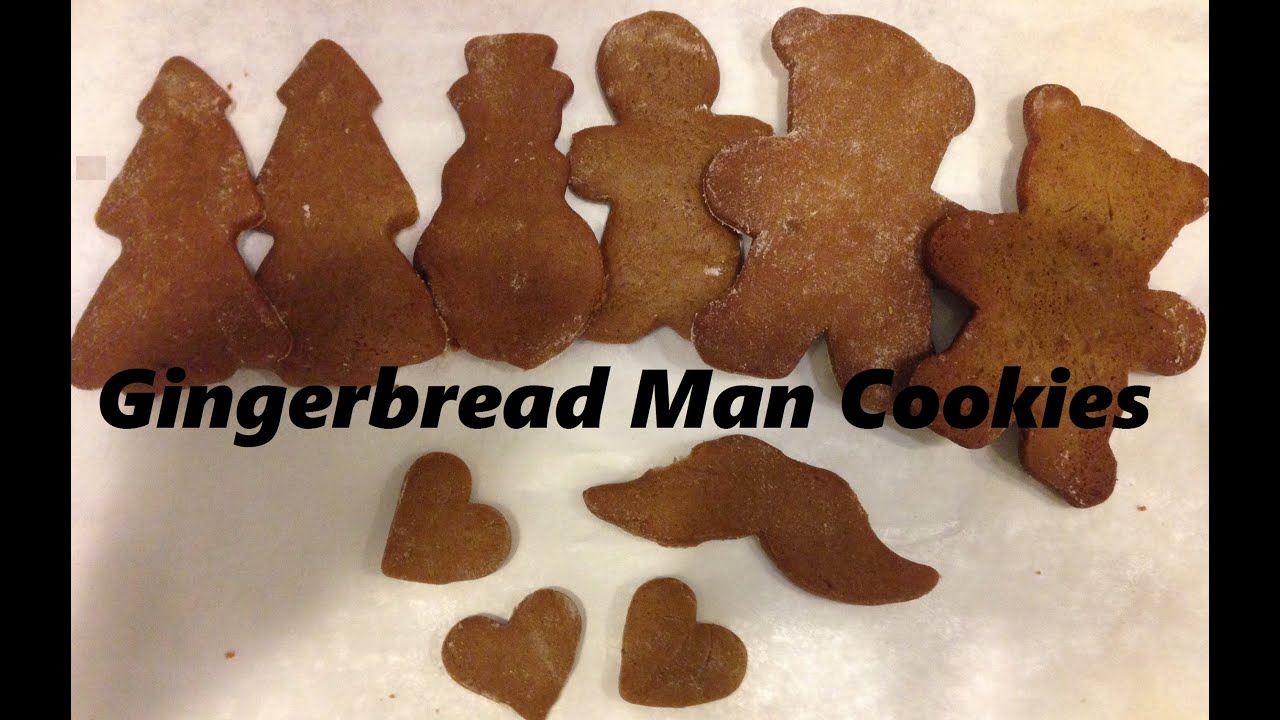 Easy Gingerbread Man Cookies Recipe - YouTube