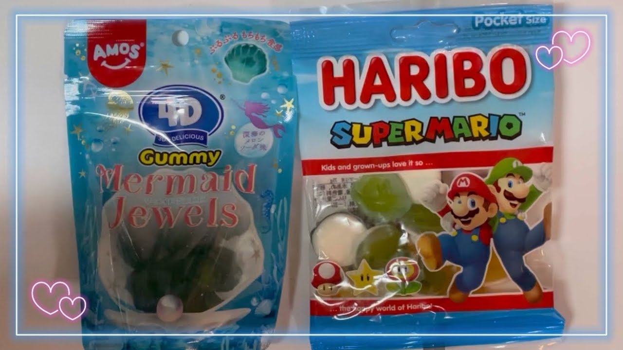 SUPER MARIO GUMMY マリオグミ HARIBO - YouTube