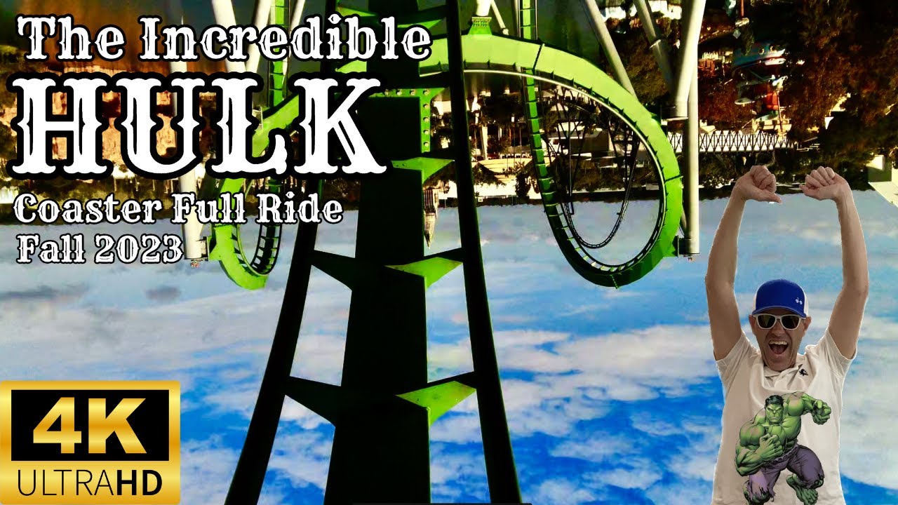 The Incredible HULK Coaster at Universal Islands of Adventure. Full ...