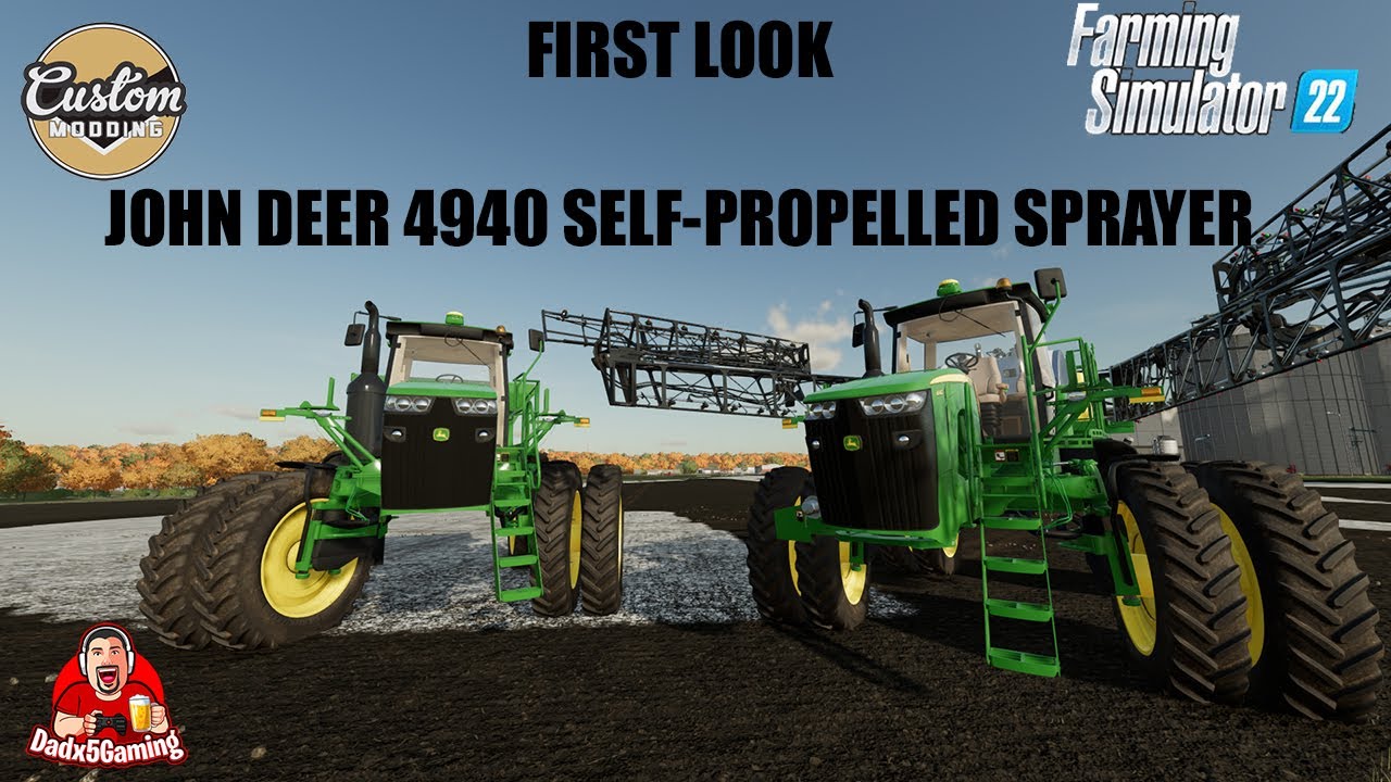 FIRST LOOK - John Deere 4940 Self-Propelled Sprayer - Farming Simulator ...