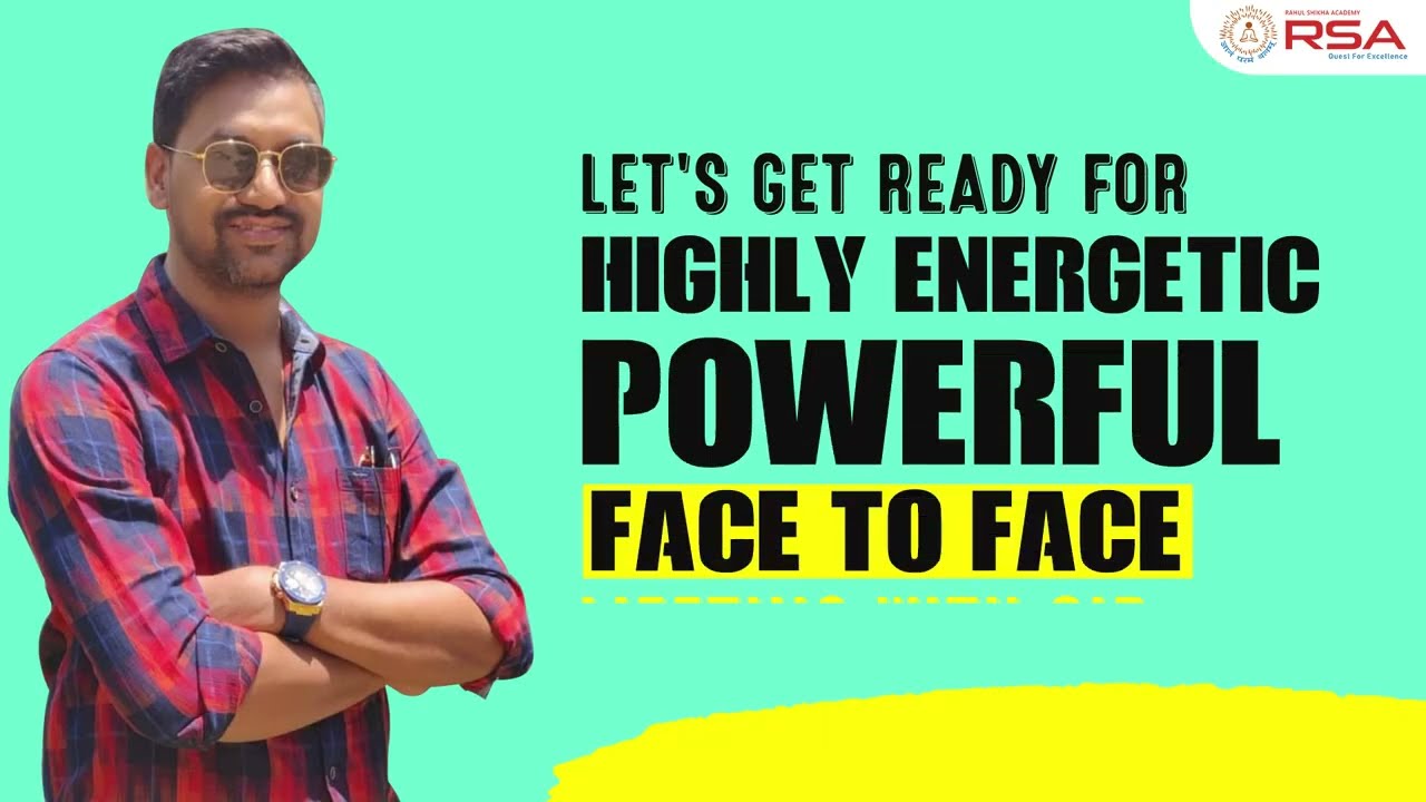 INDORE.. 🏁Get ready for Power Pack REVISION 🎖FACE TO FACE by Rahul Sir ...