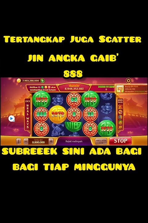SCATTER GAIB 888 TERTANGKAP LAGI BOSKU DI BET 8.8M - YouTube