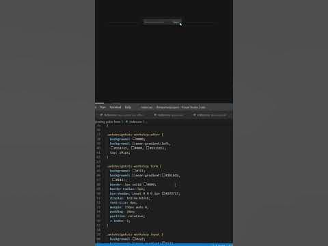 How to Make Search Bar using html css javascript #shorts - YouTube