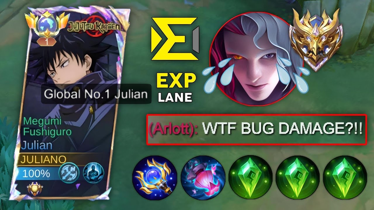 HOW TO EASILY COUNTER STRONG FIGHTER HEROES IN EXP LANE USING JULIAN ...