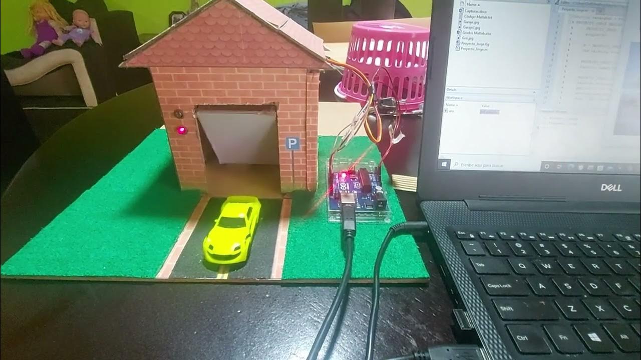 Apertura y Cerrado de Puerta de Garaje por interfaz Arduino - Matlab - YouTube