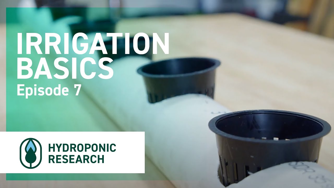 Hydroponic Research presents Grower's Notebook: Irrigation Basics - YouTube