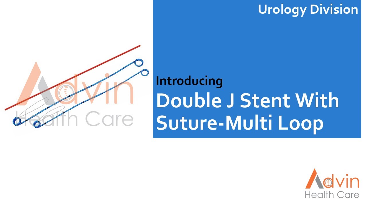 ADVIN Multi Loop Double J Stent With Suture - DJ Stent | JJ Stent ...