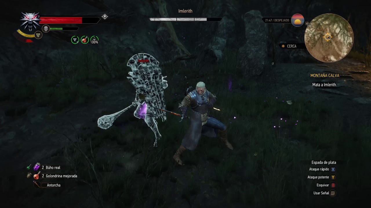 The Witcher 3 Wild Hunt Batalla contra Imlerith - YouTube