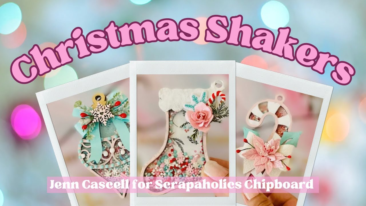 Christmas Shaker Tags and Embellishments- Scrapaholics Chipboard DT ...
