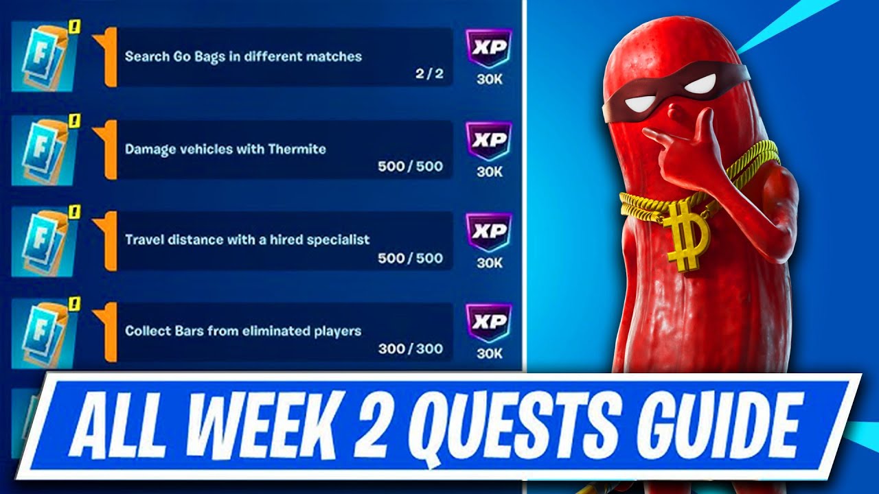 Complete Guide to All Week 2 Challenges in Fortnite Chapter 6 Season 2 ...