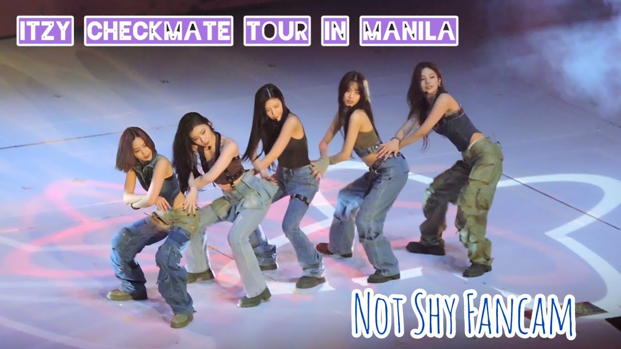 [직캠/FANCAM] HD 230114 있지 ITZY - NOT SHY - CHECKMATE TOUR MANILA DAY 1 ...