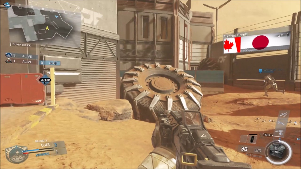 Cod Infinite Warfare - Umg / Gb 3v3 Snd Crusher Gameplay (IW Snd) - YouTube