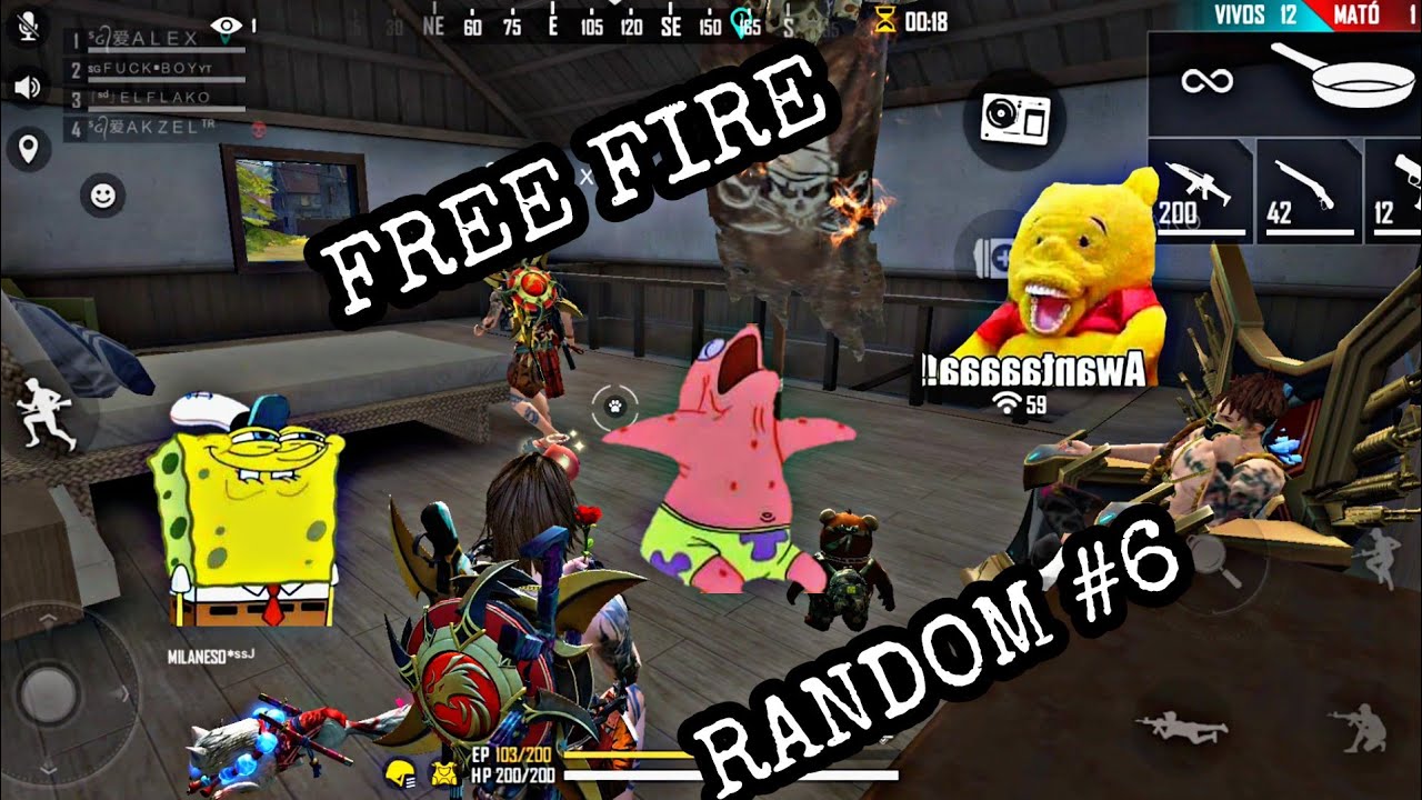 JAMON CHINGON JAMON DEL BUENO/FREE FIRE RANDOM #6 - YouTube