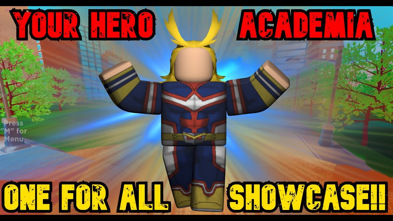 YOUR HERO ACADEMIA- NEW ONE FOR ALL QUIRK SHOWCASE!!! - YouTube
