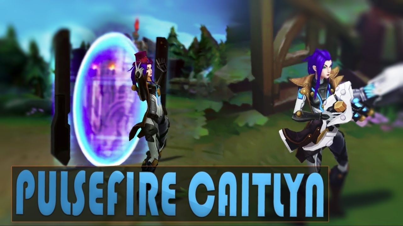 PULSEFIRE CAITLYN Legendary Skin Gameplay Preview - League of Legends ...