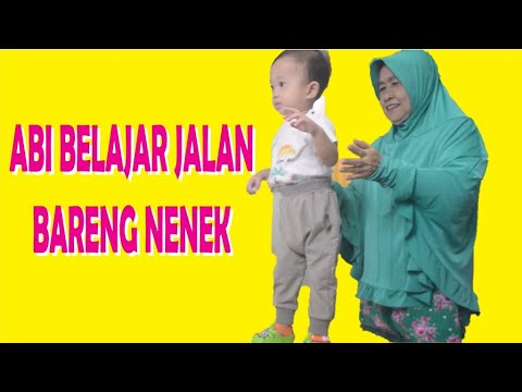 Abi Belajar Jalan Sama Nenek ~ Bunda Ida Vlog