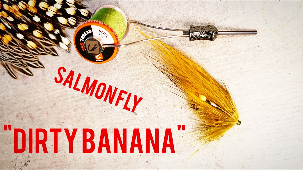 "Dirty Banana" Tube Fly! Fly tying tutorial of a salmon fly! - YouTube