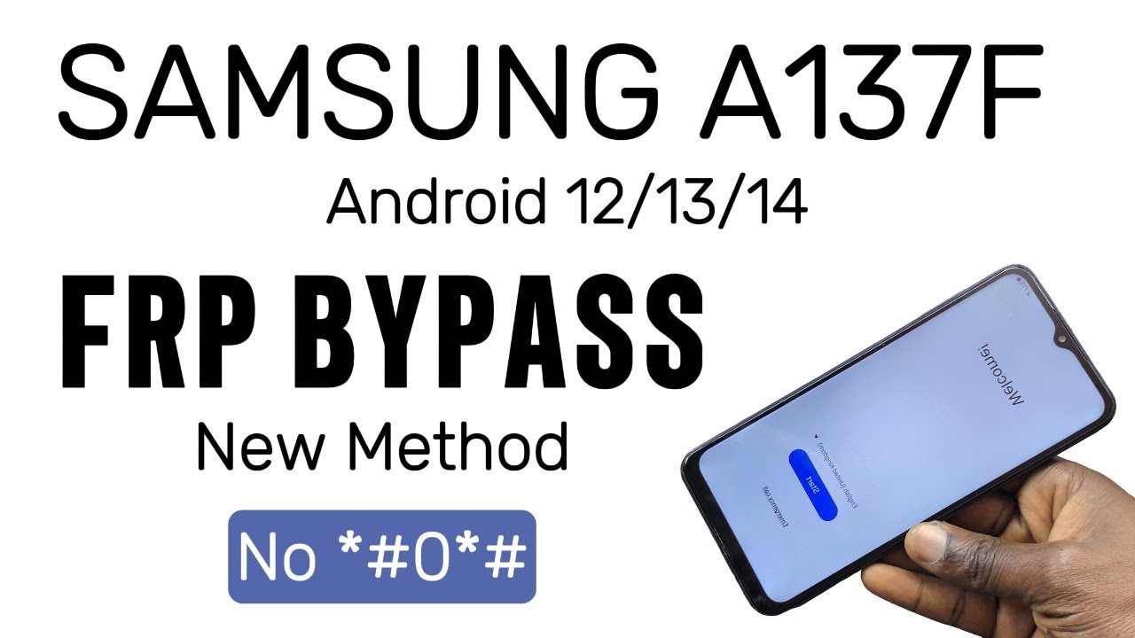 Samsung A137F FRP Bypass 2024 | Android 12/13/14 | Free Tool - YouTube