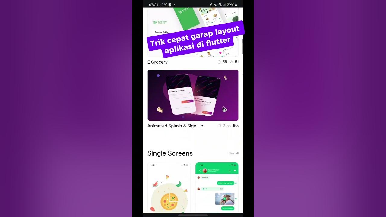 Trik cepat garap layout di flutter #programming #flutter #coding #code #dosenngoding - YouTube