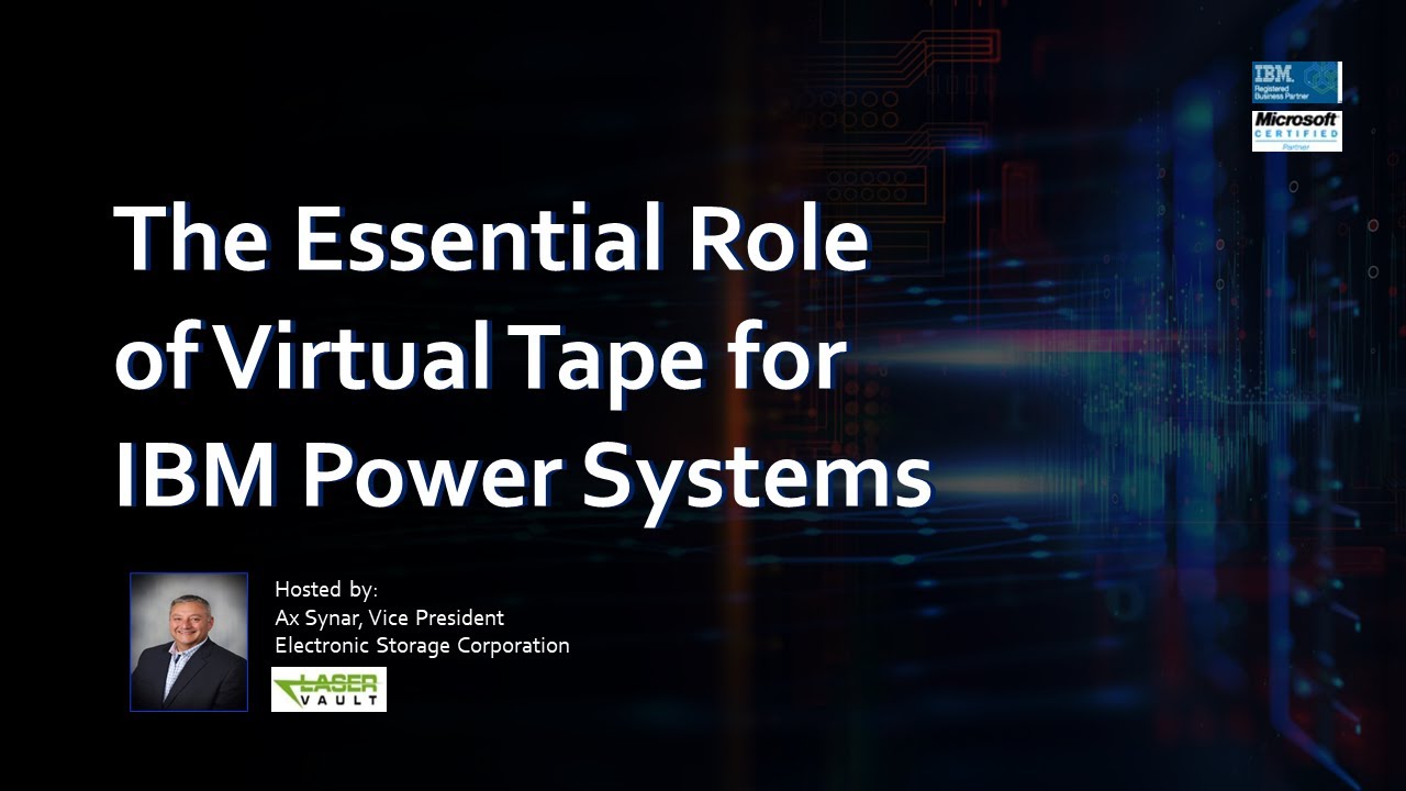 The Essential Role of Virtual Tape in IBM i Backup and Recovery - YouTube