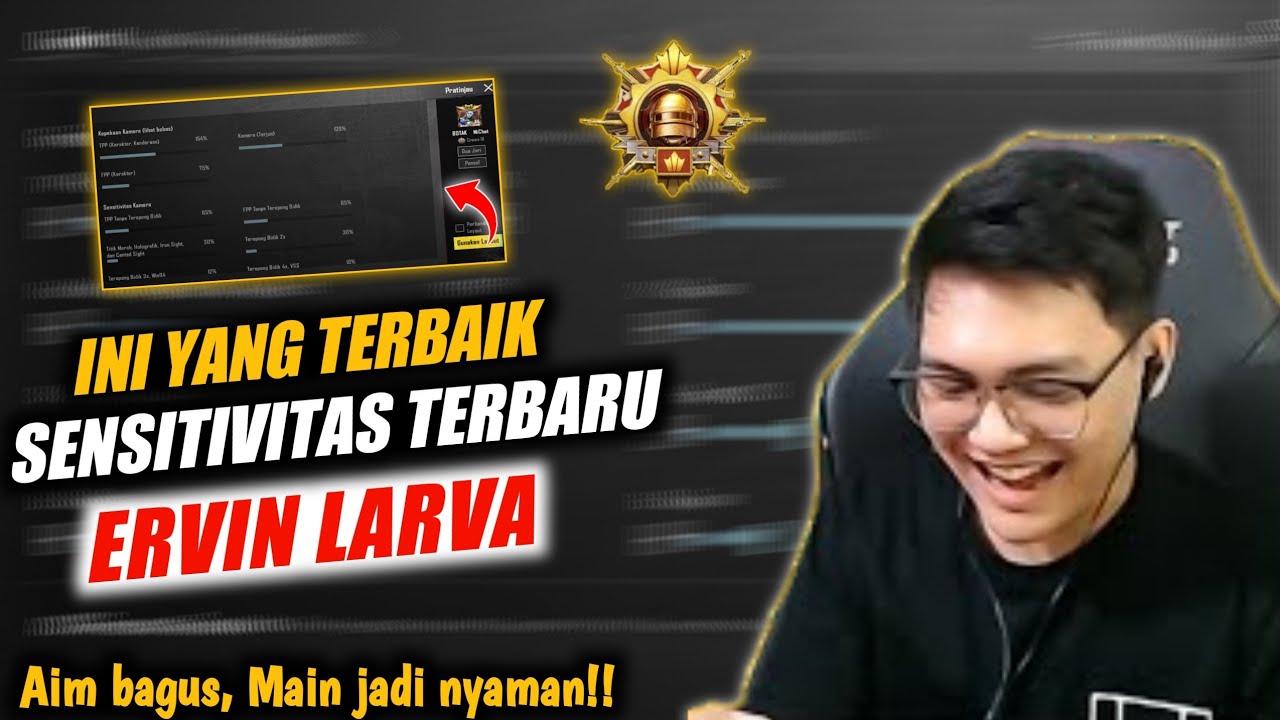 Sensitivitas Terbaik PUBG Mobile | Sensitivitas Ervin Larva Terbaru 2023 + Kode Layout PUBG ...