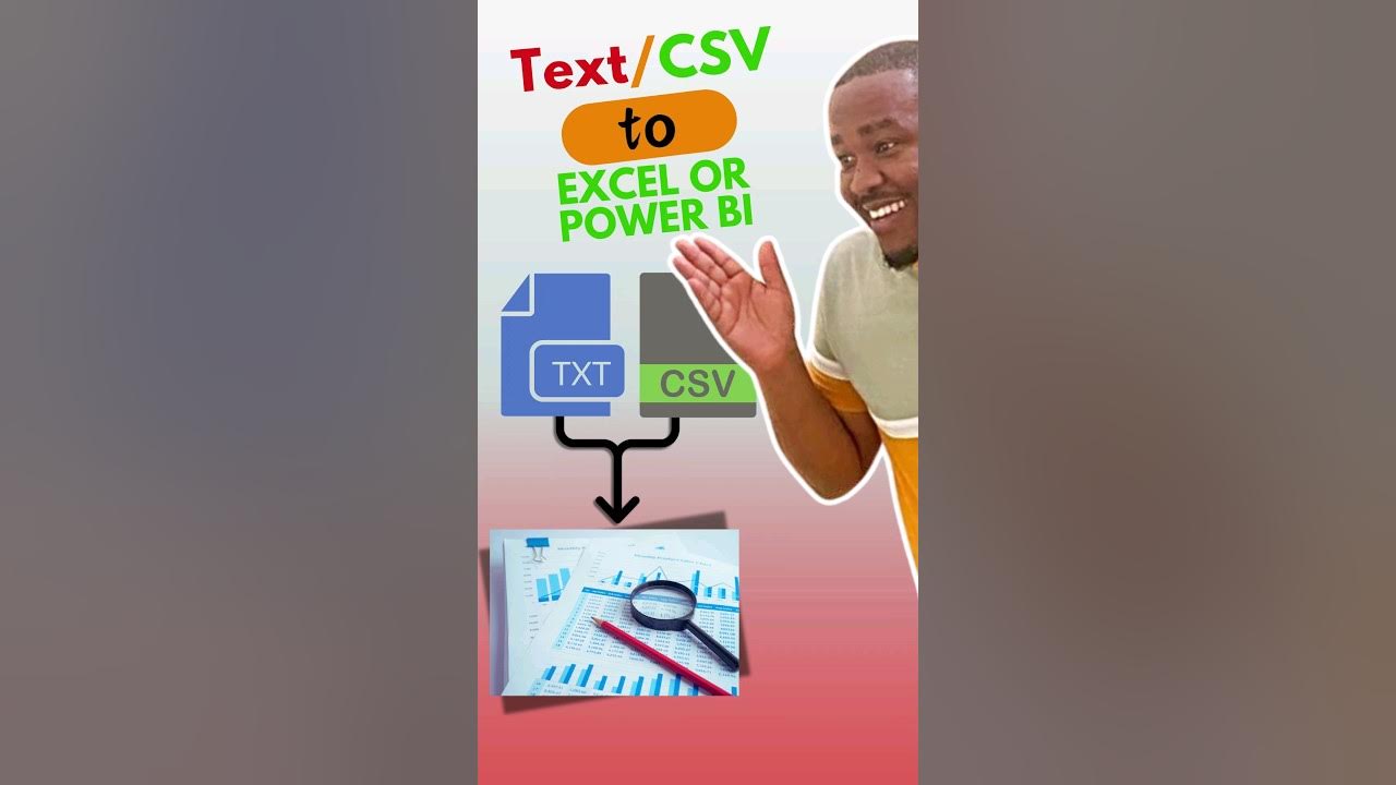 How To Convert Csv Or Text File To Excel Powerquery Powerbi Excel