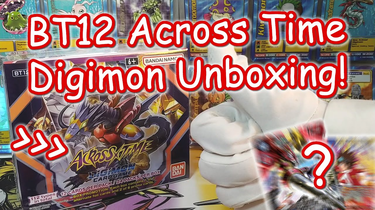 TIME FOR DIGIMON!!! Digimon BT12 Across Time unboxing. - YouTube