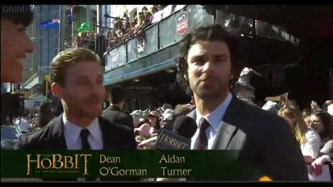 Interview with Aidan Turner and Dean O'Gorman at The Hobbit World ...