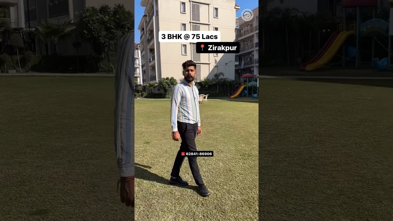 3 Bhk Flat @ 75 Lakhs only | Maxxus Elanza Zirakpur #shorts - YouTube