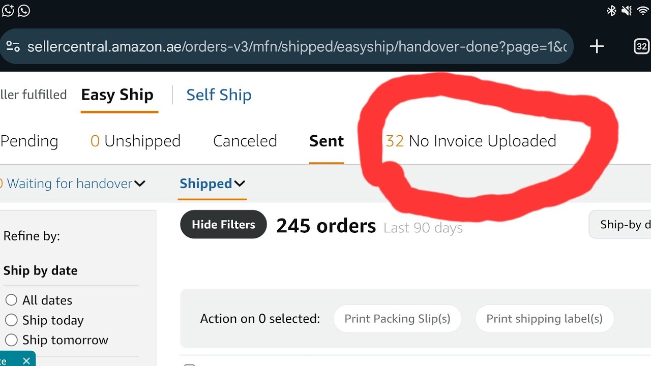 How To Create Invoice For Amazon Order | Send To Amazon FBM And FBA ...