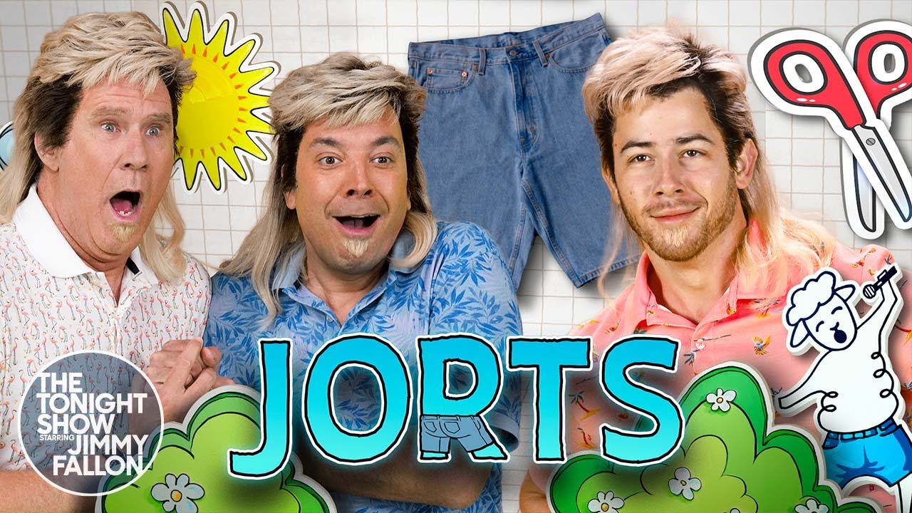 Will Ferrell, Nick Jonas and Jimmy Perform a Song About Jorts | The ...