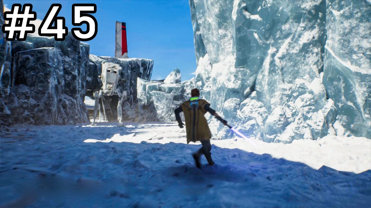 Star Wars Jedi Fallen Order - Walkthrough #45 [fighting two Walkers ...