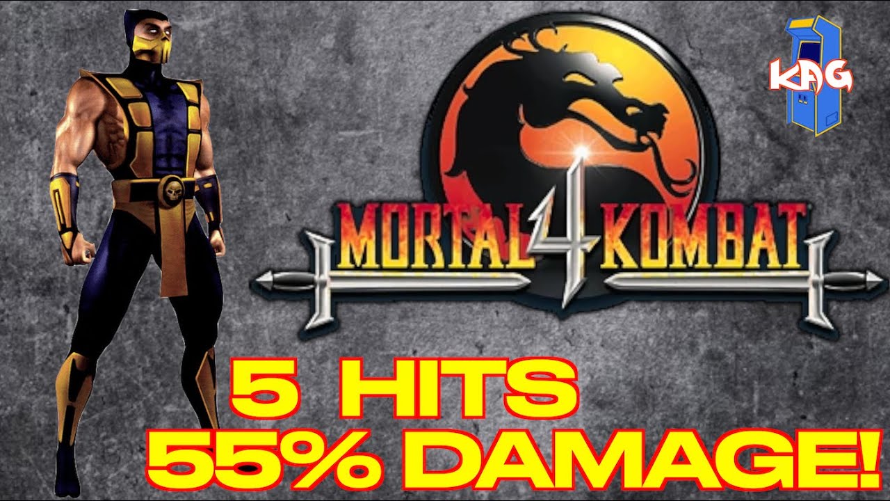 Mortal Kombat 4 | 55% Damage! Maximum Damage ON (World record?) - YouTube