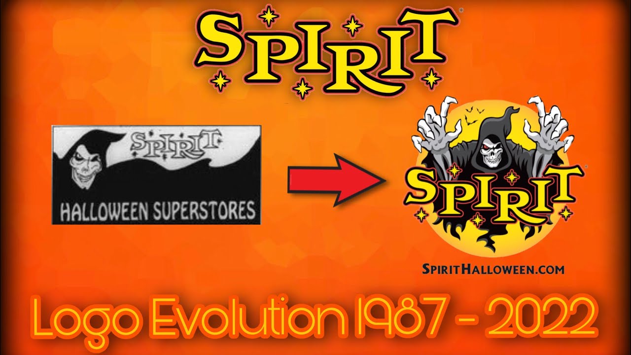 A Quick Spirit Halloween Logo Evolution - YouTube