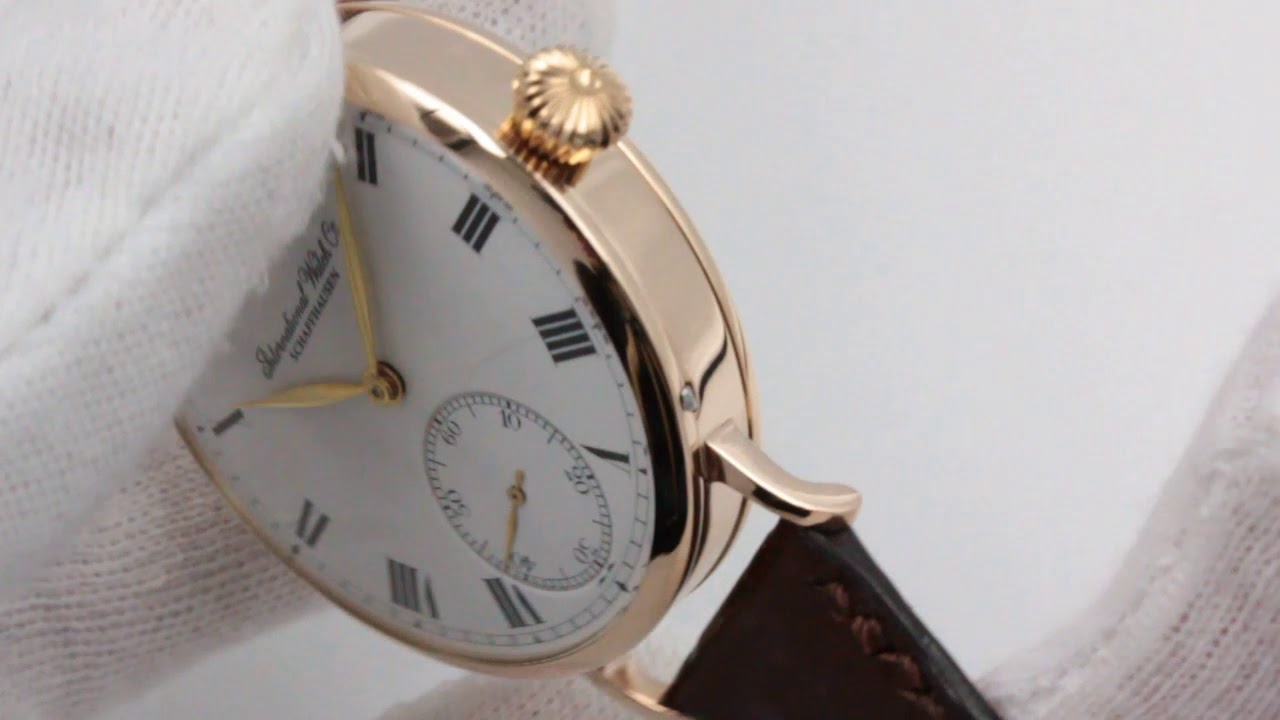 International Watch Company (IWC) Cal. 53 1896 year - YouTube
