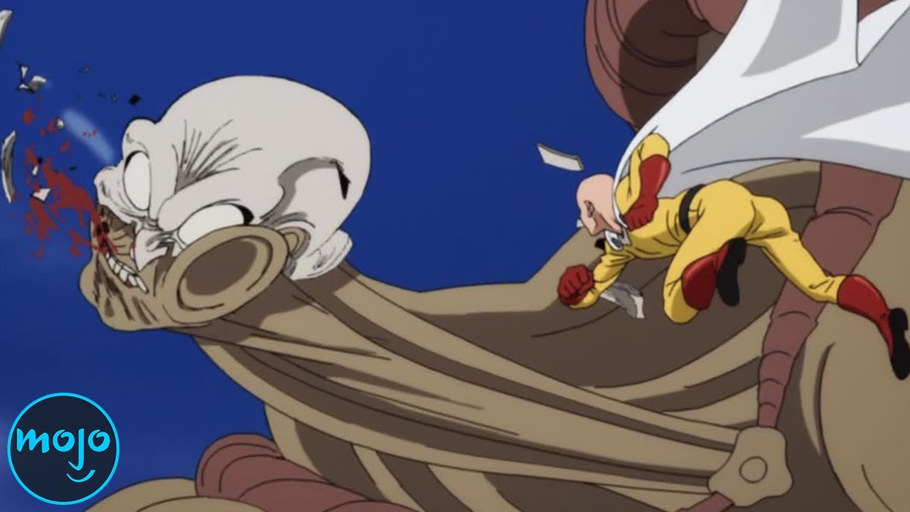 Top 10 Colossal Anime Battles - YouTube