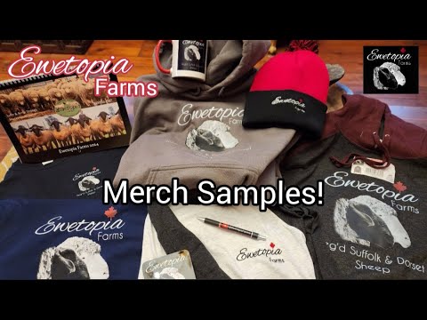 Sheep Merch Samples Have Just Arrived! - YouTube