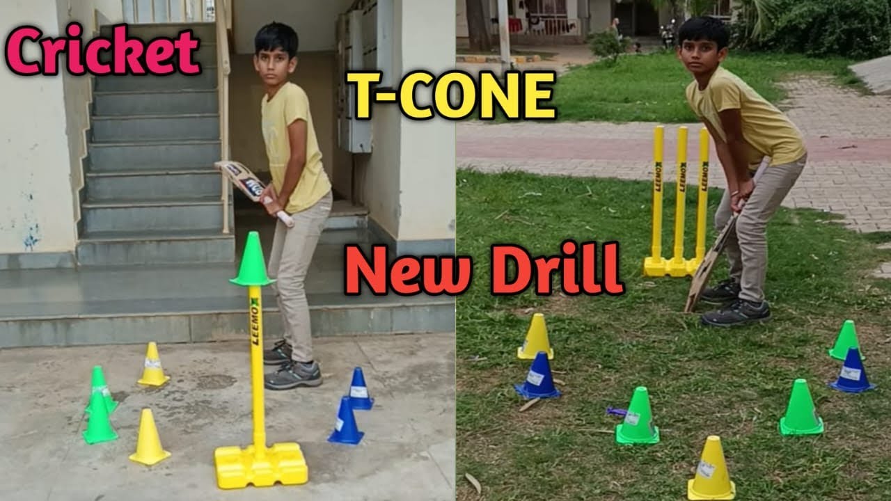T-cone Cricket New Drill//#trending #cricket #dailyvlog #my #viralvideo ...