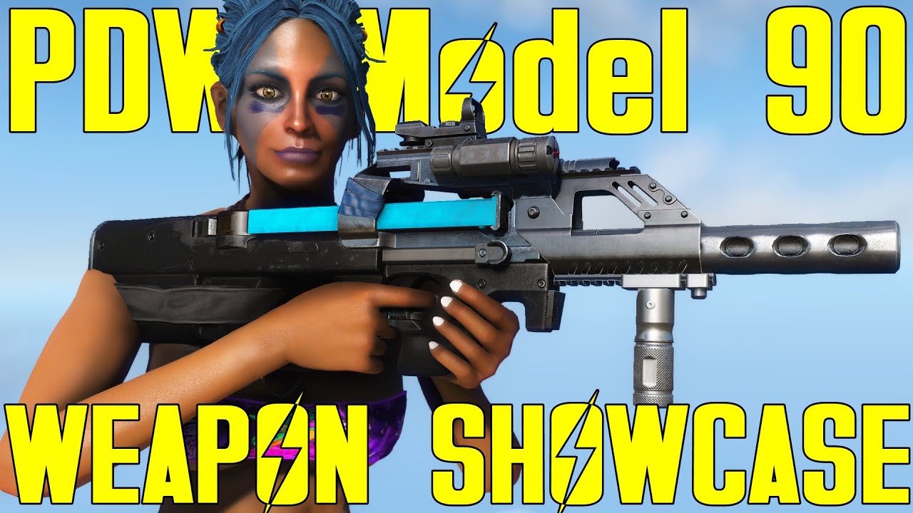 Fallout 4: PDW Model 90 - Weapon Mod Showcase - YouTube