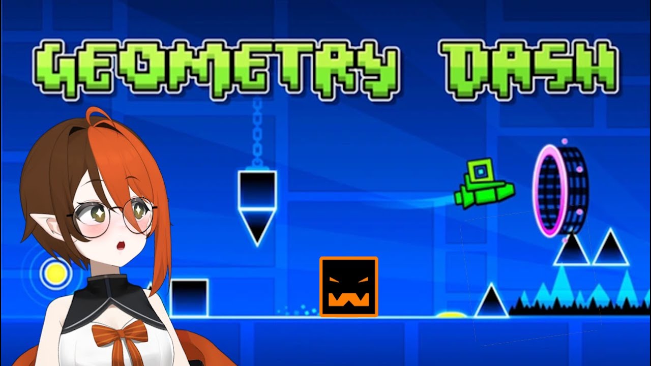 It's Been Almost a Year! Playing Geometry Dash Today! - YouTube
