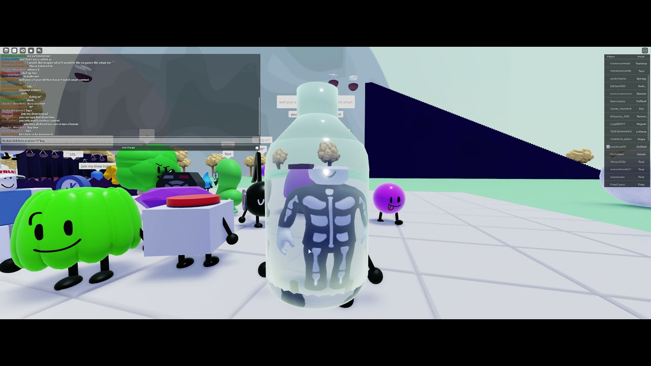 Dealing with a Toxic player in Roblox BFB roleplay - YouTube