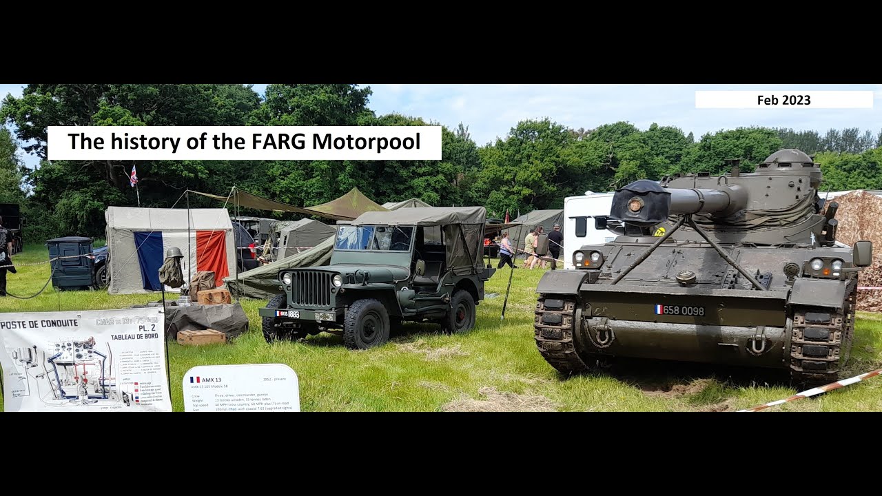 FARG Motorpool, how did it all start? Hotchkiss M201, Panhard AML ...