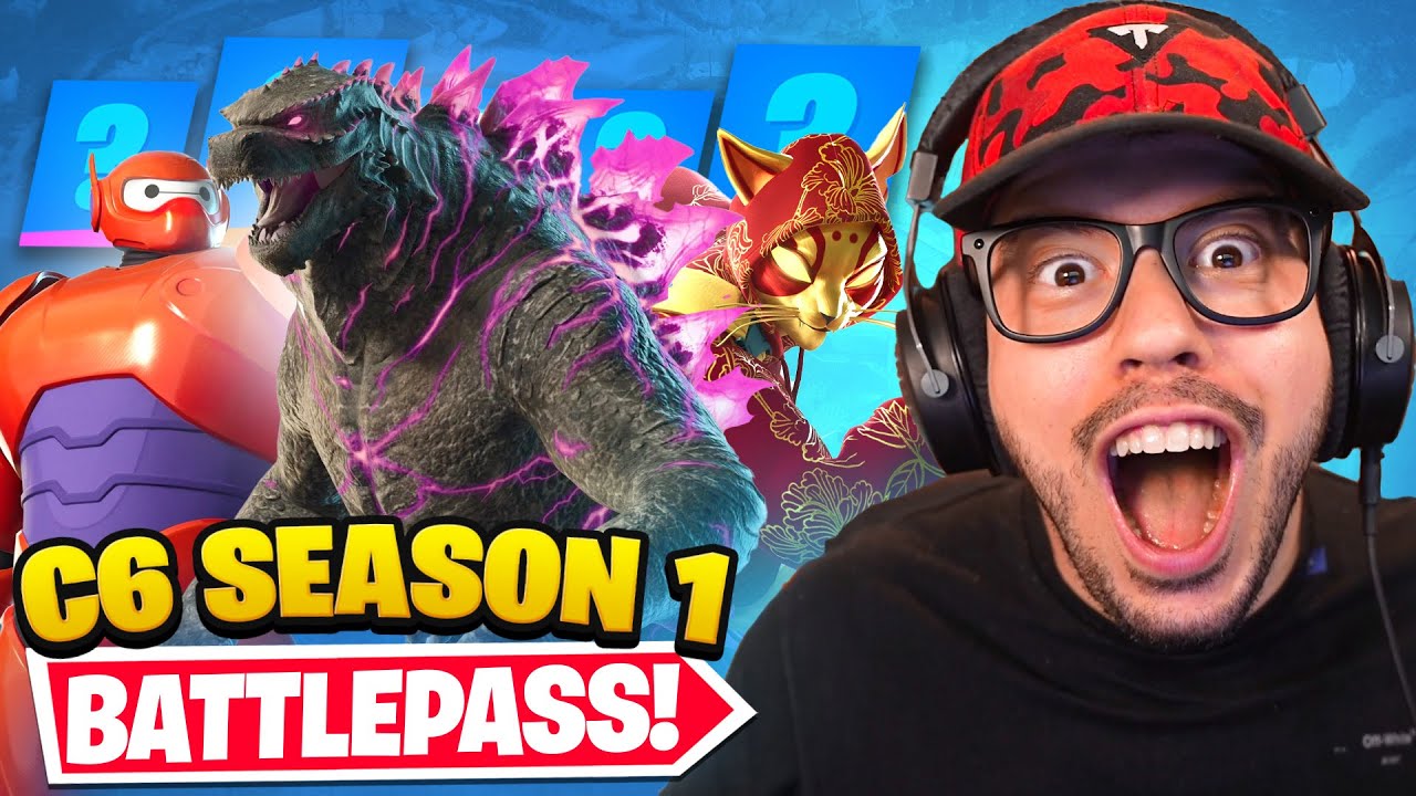 NEW *Chapter 6* BATTLE PASS in Fortnite! (Godzilla, Baymax) - YouTube