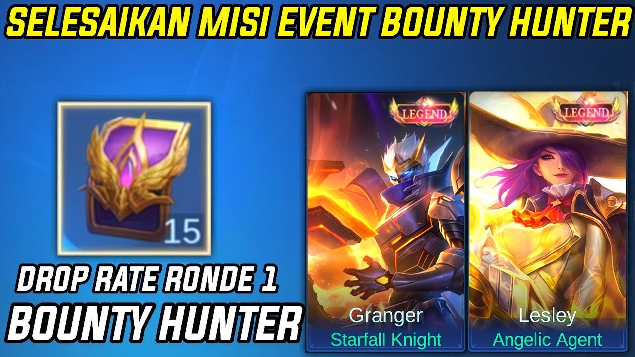 CARA NYELESAIN MISI TOP UP EVENT BOUNTY HUNTER RONDE 1 DROP RATE DRAW EVENT BOUNTY HUNTER SKIN ...