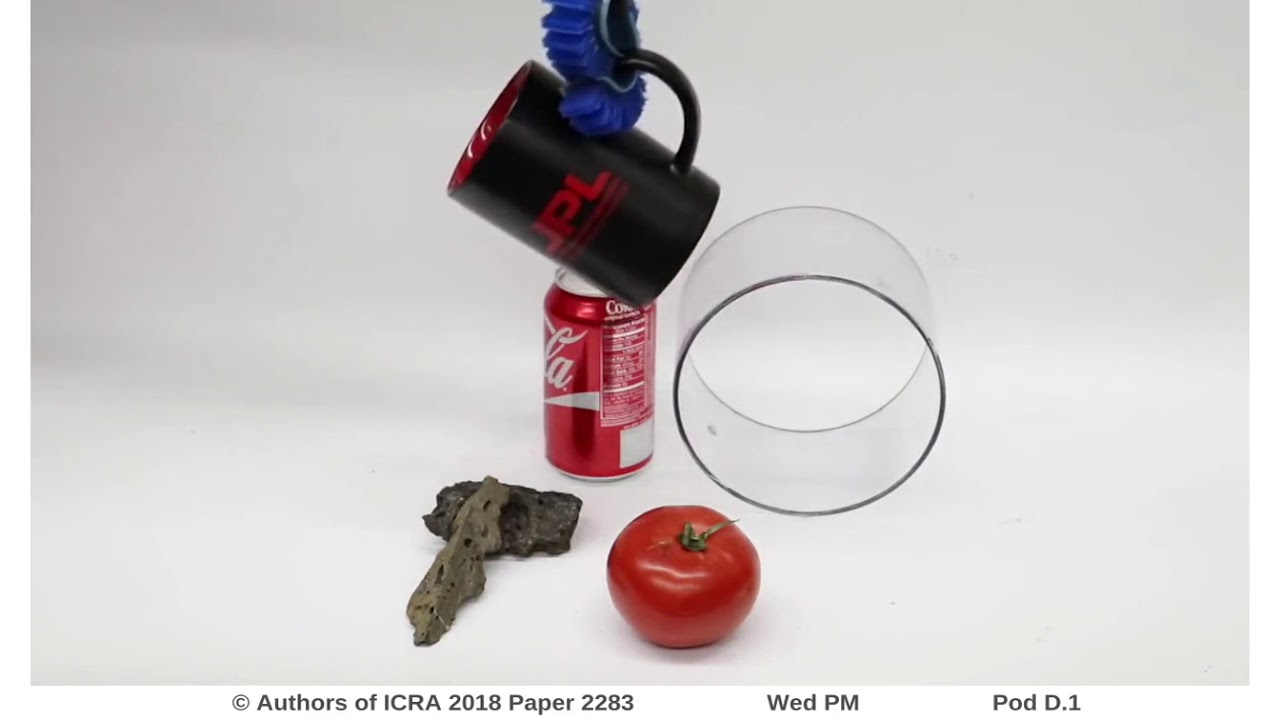 A Soft Robotic Gripper with Gecko-Like Adhesives - YouTube