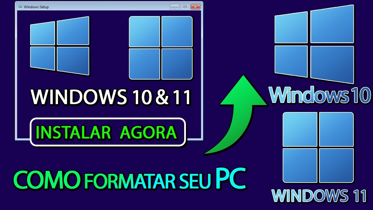 Como Formatar seu PC - WINDOWS 10 E WINDOWS 11 - YouTube